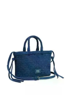 Bimba Y Lola Small Plaited Suede Crossbody Bag
