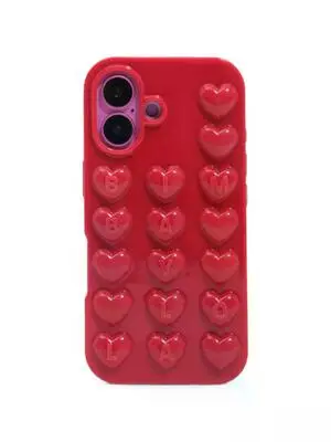 Bimba Y Lola Shiny- Iphone 16 Silicone Case - Red