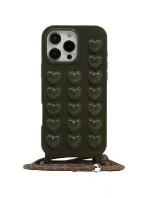 Bimba Y Lola Dark Shiny Silicone Case For Iphone 15 Pro - Green