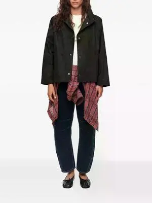 Bimba Y Lola Short Batwing Trench Coat - Black