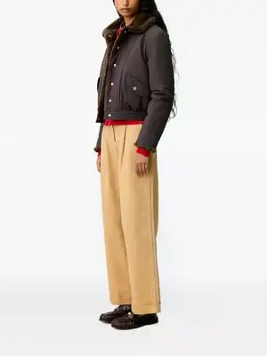 Claudie Pierlot Reversible Faux Fur Trimmed Parka