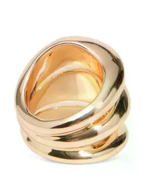 Bimba Y Lola Irregular Three-band Ring - Gold