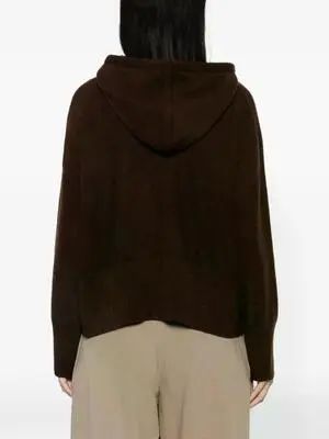 EMERSON RENALDI Ribbed-knit Drawstring Hoodie