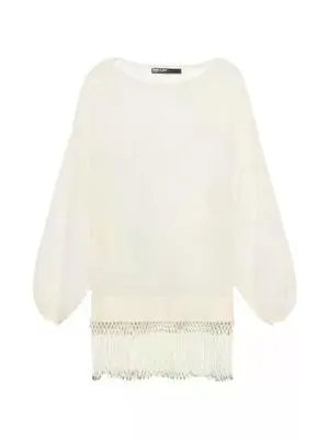 Bimba Y Lola Ivory Mohair Sweater - Neutrals