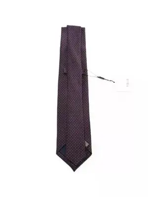 Corneliani Geometric-pattern Silk Tie