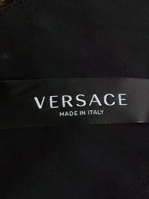 Versace Mini Leopard-print Flared Dress
