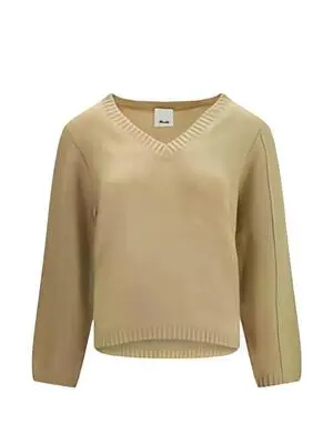 ALLUDE V-neck Cashmere Sweater