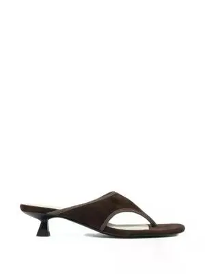 Bimba Y Lola Suede Heeled Sandals