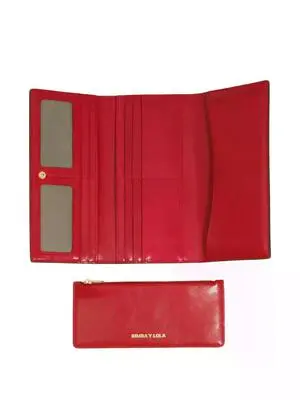 Bimba Y Lola Leather Continental Wallet - Black
