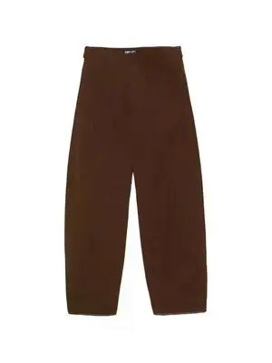 Bimba Y Lola Oak Barrel-leg Trousers - Brown