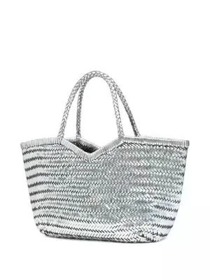 Bimba Y Lola Woven Leather Tote Bag