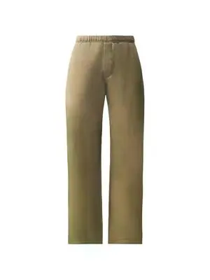 C.P. COMPANY Diagonal Raised Fleece Logo Sweatpants - Brown