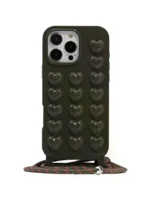 Bimba Y Lola Dark Shiny Silicone Case For Iphone 17 Pro Max - Green