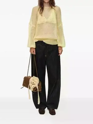 Bimba Y Lola Light Mohair Sweater With Overlay Top