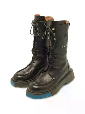 Off-White Lace-up Lug-sole Boots