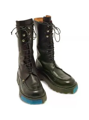 Off-White Lace-up Lug-sole Boots