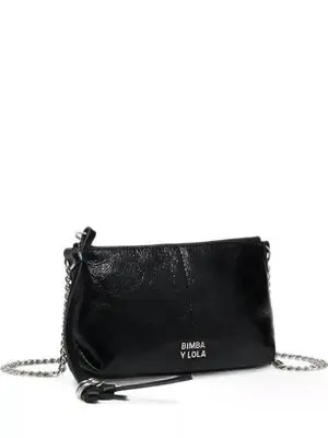 Bimba Y Lola Mini Leather Bag - Black