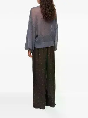 Bimba Y Lola Light Mohair Boat-neck Sweater