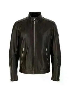 BOSS Zip-up Leather Jacket