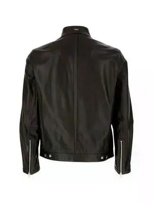 BOSS Zip-up Leather Jacket