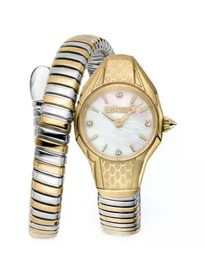 Just Cavalli Vivace 22mm Watch With Snake-head Case