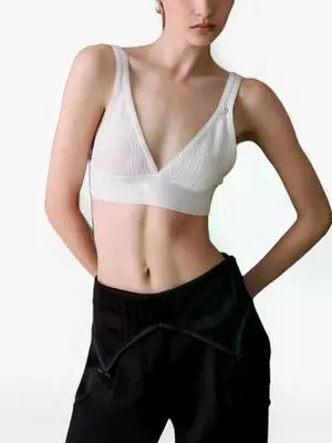 Liu Jo Pure Wool Knit Top With Punched Detailing - Neutrals