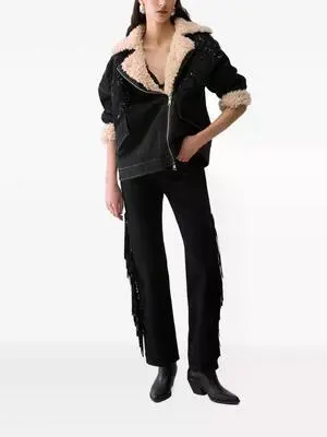 Liu Jo Denim Jacket With Teddy Inserts