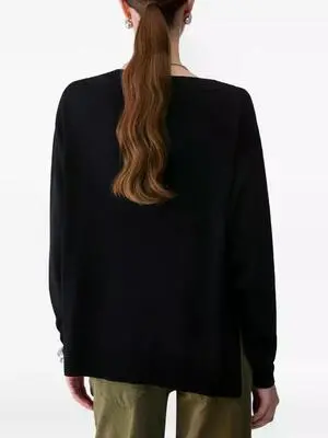 Liu Jo Sweater With Embroidered Cut-outs