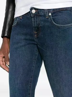7 For All Mankind Low Straight Jeans