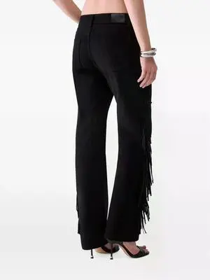 Liu Jo Straight Leg Jeans With Side Fringes