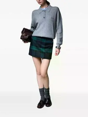 Liu Jo Knit Polo With Jewel Buttons
