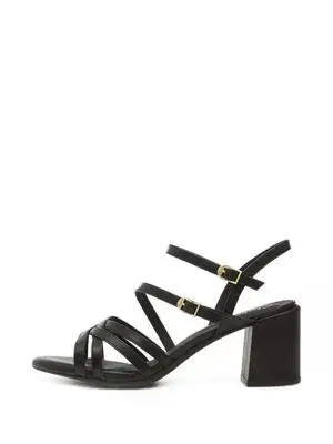 Clarks Ezoria Multi-strap Sandals - Black