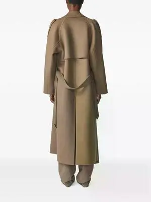 Monse Draped Double-faced Trench Coat