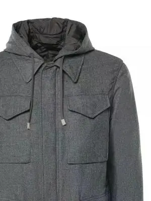 Eleventy Multi-pocket Hooded Jacket