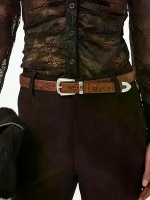 GESTUZ Crocodile Effect Belt