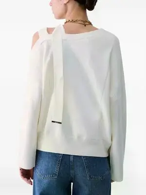 Liu Jo Sweater With Shoulder Bow Detail