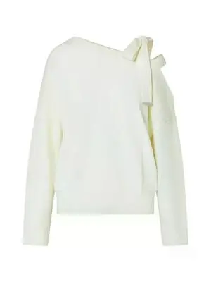 Liu Jo Sweater With Shoulder Bow Detail