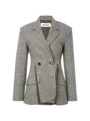 Monse Deconstructed Lapel Double-breasted Blazer