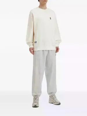 FINGERCROXX Embroidered Logo Crew Neck Sweater
