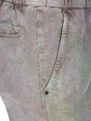 WHITE SAND Belted Corduroy Trousers