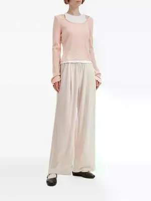 B+AB Layered-effect Long-sleeve T-shirt - Pink