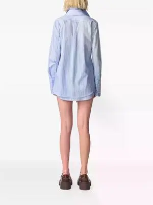 Monse Striped Sunflower Detail Blouse