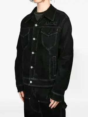 Amiri Logo-patch Denim Jacket