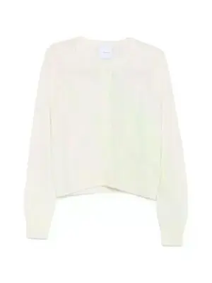 IVORY PARIS Fine-knit Cardigan - Neutrals