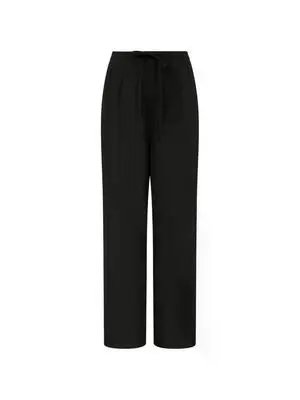 Loulou De Saison Ellon Straight-leg Drawstring Trousers