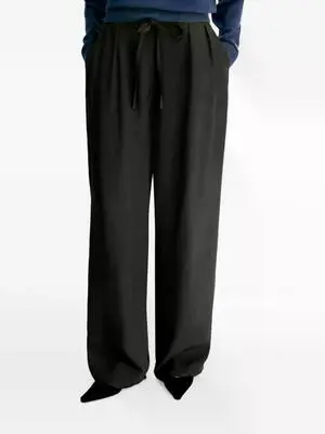 Loulou De Saison Ellon Straight-leg Drawstring Trousers