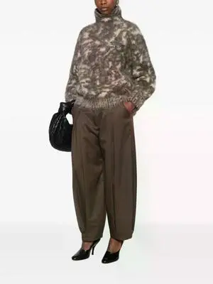 JOSEPH Esme Leopard-print Sweater