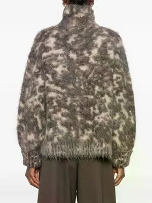 JOSEPH Esme Leopard-print Sweater