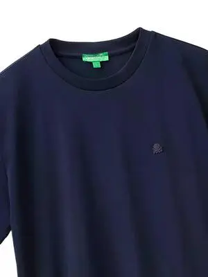 BENETTON Logo-embroidered T-shirt