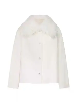 Loulou De Saison Faux Fur Collar Jacket